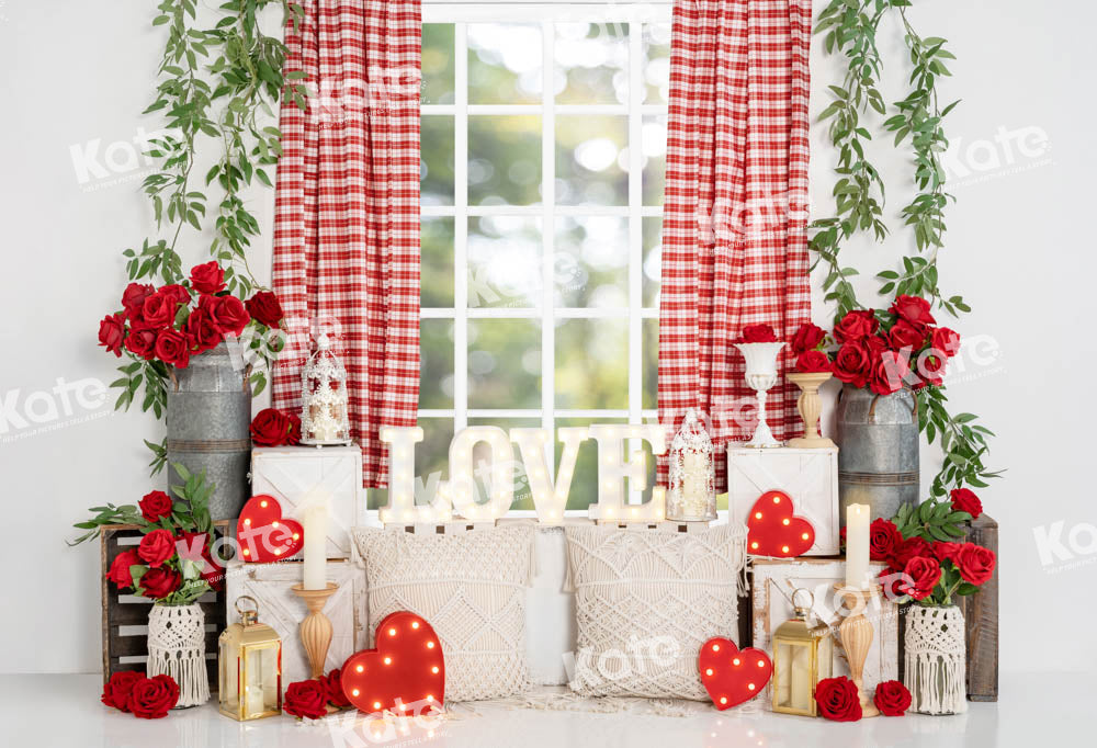 Kate Valentine's Day Rose Boho Window Backdrop – Kate Backdrop.jp